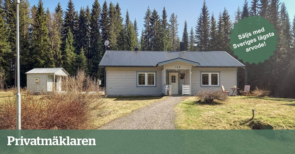 Villa med 3 rum, Laxviken 138, Föllinge - Laxviken